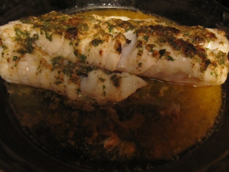 Fresh Fish with Seasoned Butter | Yeah right, Mom
